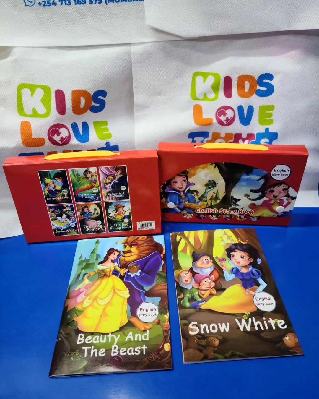 English storybooks set of 6 - Kids Love Toys 254